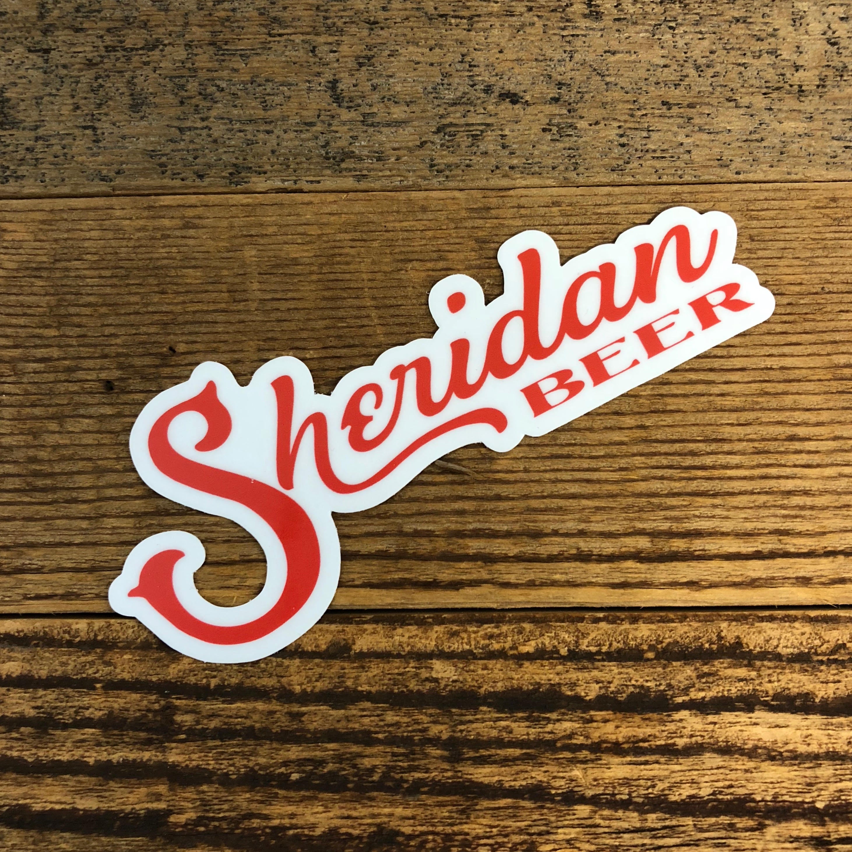 Sheridan Beer Logo Sticker